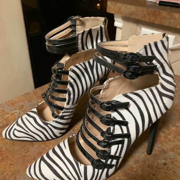 Shoes | Zebra Print Heels | Poshmark
